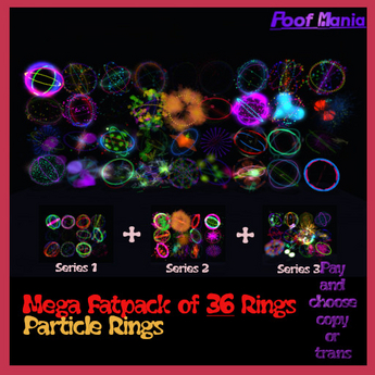 Second Life Marketplace - Fatpack of 36 Particle Rings